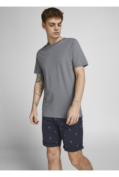 Jack & Jones 12204211_JPSTBOWIE Jjshorts Normal Bel Düz Lacivert Erkek Şort
