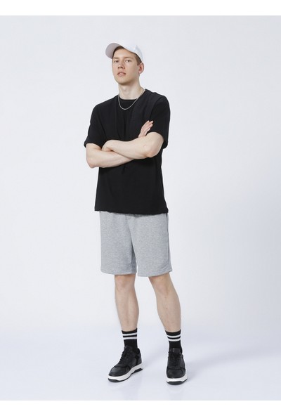 Only & Sons Yüksek Bel Rahat Kalıp Düz Gri Melanj Erkek Sweat Şort - 22024737_ONSBOYNER Sweat Shorts Only & Sons Yüksek Bel Rahat Kalıp Düz Gri Melanj Erkek Sweat Şort - 22024737_ONSBOYNER Sweat Shorts