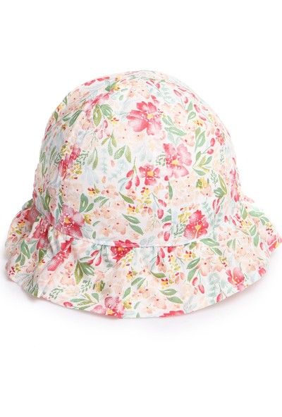Kitti Yaz Kız Bebek Şapka Çiçekler