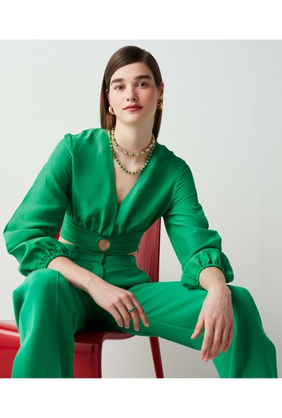 İpekyol Kruvaze Bluz