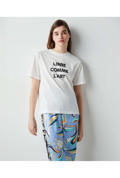 İpekyol Payet Işlemeli Tişört