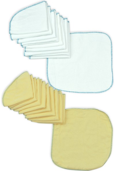 Outlet Ürünü 20'li Pamuklu Bebek Ağız Mendili