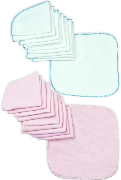 Outlet Ürünü 20'li Pamuklu Bebek Ağız Mendili