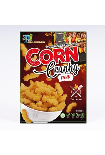 Prof. Glutensizz Barbekü Aromalı Mısır Çerezi 75 gr Prof. Glutensizz Barbekü Aromalı Mısır Çerezi 75 gr