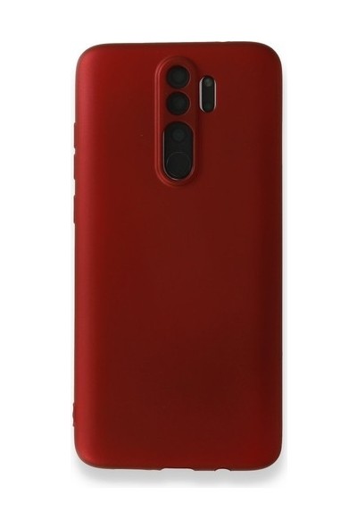 Özen Aksesuar Xiaomi Redmi Note 8 Pro Kılıf Premium Rubber Silikon - Bordo Özen Aksesuar Xiaomi Redmi Note 8 Pro Kılıf Premium Rubber Silikon - Bordo