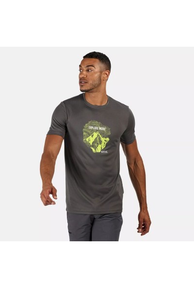 Regatta Fingal V Erkek Kısa Kollu Tişört Koyu Gri RMT216 Regatta Fingal V Erkek Kısa Kollu Tişört Koyu Gri RMT216