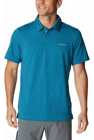 Columbia Tech Trial Polo Erkek Kısa Kollu Tişört Mavi AO2933-400 Columbia Tech Trial Polo Erkek Kısa Kollu Tişört Mavi AO2933-400