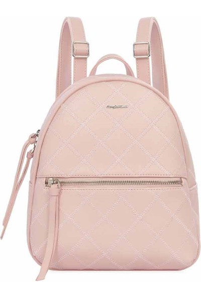 Cengiz Pakel Funny Kadın Sırt Çantası 7358-PUDRA