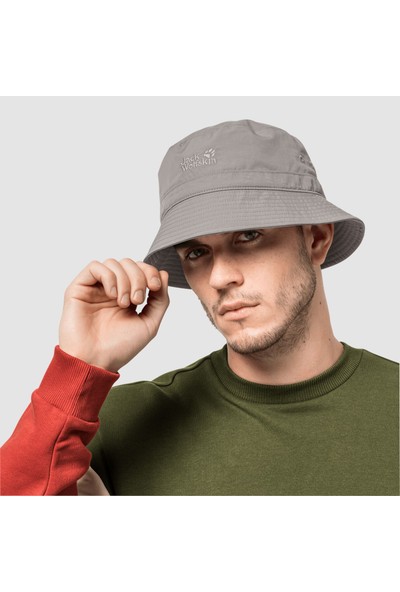 Jack Wolfskin Lıghtsome Bucket Ash Grey Hat Unisex 1910411-6954