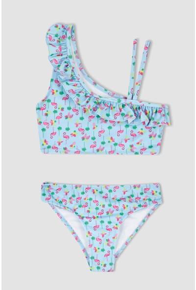 DeFacto Kız Çocuk Batik Desenli Bikini TAKIM X4994A622SM