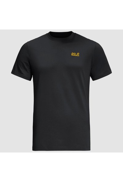 Jack Wolfskin Essentıal T M Men Tişört Siyah 1808381-6000 Jack Wolfskin Essentıal T M Men Tişört Siyah 1808381-6000