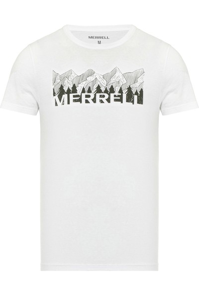 Merrell Erkek T-Shirt Beyaz Tall
