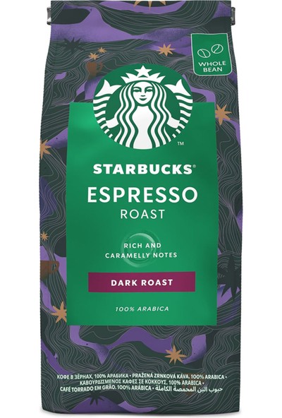 Starbucks Espresso Roast Çekirdek Kahve 200 gr