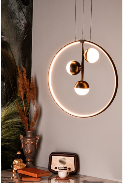 Avertis LED Avize Siyah