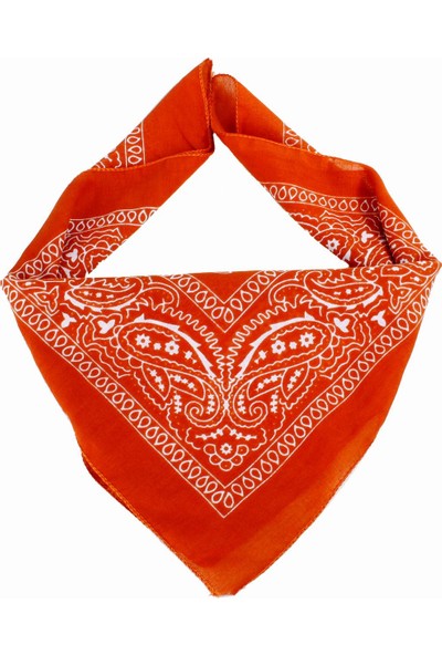 Afillix Concept Kiremit Etnik Damla Tasarım %100PAMUK Bandana Afillix Concept Kiremit Etnik Damla Tasarım %100PAMUK Bandana