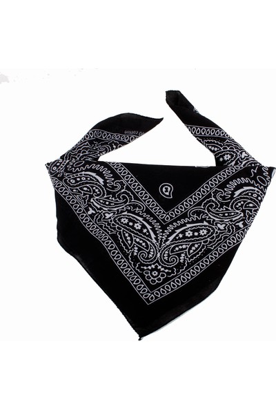 Afillix Concept Siyah Etnik Damla Tasarım %100PAMUK Bandana Afillix Concept Siyah Etnik Damla Tasarım %100PAMUK Bandana