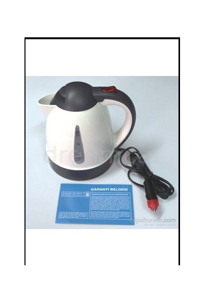 Derya Export Plastik 1.0 Litre Araç Kettle 12V-24V Derya Export Plastik 1.0 Litre Araç Kettle 12V-24V
