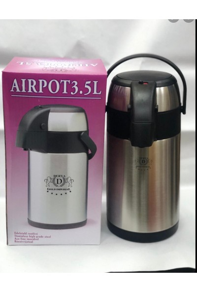 Derya 3,5 Litre Çift Kat Çelik Termos PSJ-778 Derya 3,5 Litre Çift Kat Çelik Termos PSJ-778
