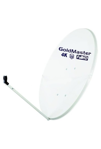 Goldmaster Çanak Anten Full Hd4 K+Lnb+10 Metre Kablo+2 F Connektör Goldmaster Çanak Anten Full Hd4 K+Lnb+10 Metre Kablo+2 F Connektör