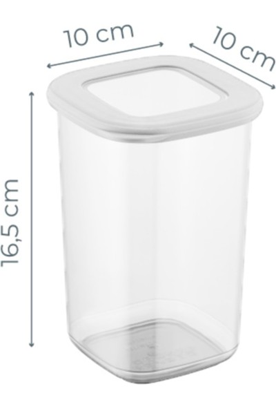 3M1W Kare Erzak Saklama Kabı 12'li Set Orta Boy 1,2 Litre 3M1W Kare Erzak Saklama Kabı 12'li Set Orta Boy 1,2 Litre