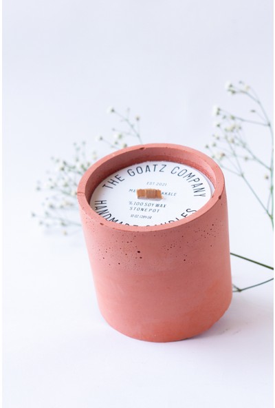 The Goatz Candles Amber Kokulu Dekoratif Beton Soya Mumu The Goatz Candles Amber Kokulu Dekoratif Beton Soya Mumu