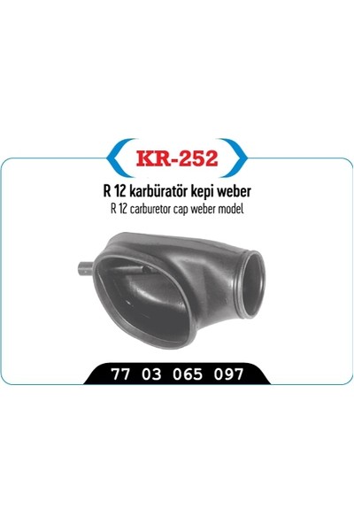 Kaya Plastik Karburator Kepı Weber - (Renault: R12) Kaya Plastik Karburator Kepı Weber - (Renault: R12)