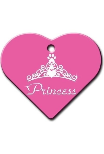 See Me Princess Geniş Kalp Kedi Köpek Künyesi See Me Princess Geniş Kalp Kedi Köpek Künyesi