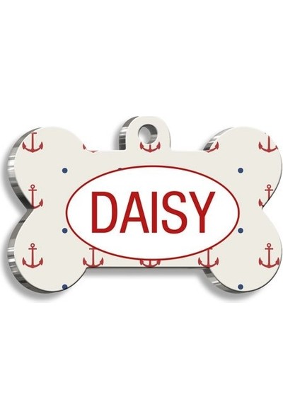 See Me Çapa Desenli Kedi Köpek Künyesi