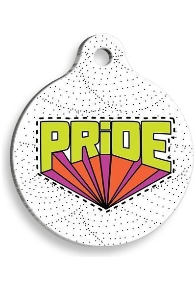 See Me Pride Uyanış Yuvarlak Kedi ve Köpek Künyesi