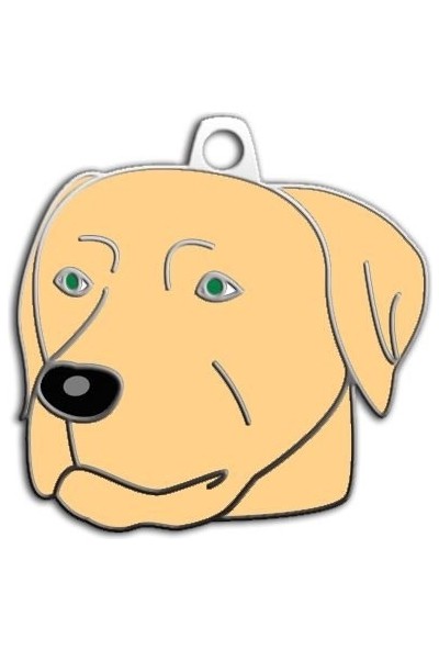 See Me Şampanya Labrador Köpek Künyesi