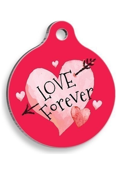 See Me Sonsuz Aşk Yuvarlak Kedi ve Köpek Künyesi