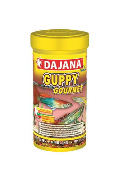 Dajana Guppy Gourmet Flakes 100 ml 20 gr Dajana Guppy Gourmet Flakes 100 ml 20 gr