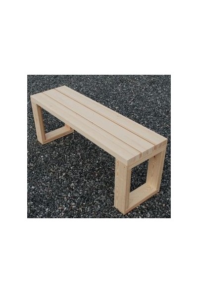 Benline Wood Masif Ahşap Bank Bench Natürel Çam Benline Wood Masif Ahşap Bank Bench Natürel Çam