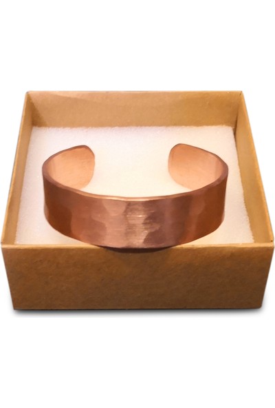 Binbir Trend El Yapımı Ayarlanabilir Bakır Bileklik BTB-0222