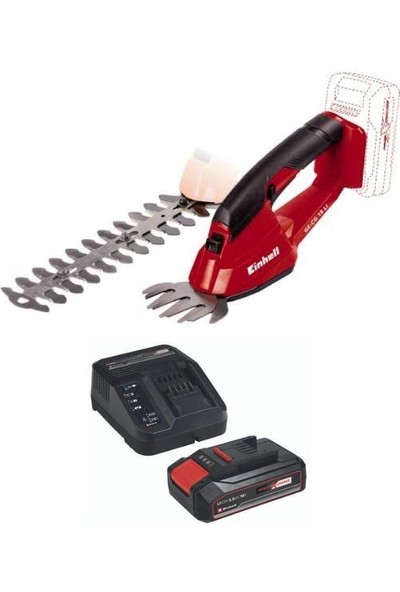 Einhell Ge-Cg 18 Li 1X2.5AH Starter Kit Akülü Çim Çit Kesme Makinesi Einhell Ge-Cg 18 Li 1X2.5AH Starter Kit Akülü Çim Çit Kesme Makinesi