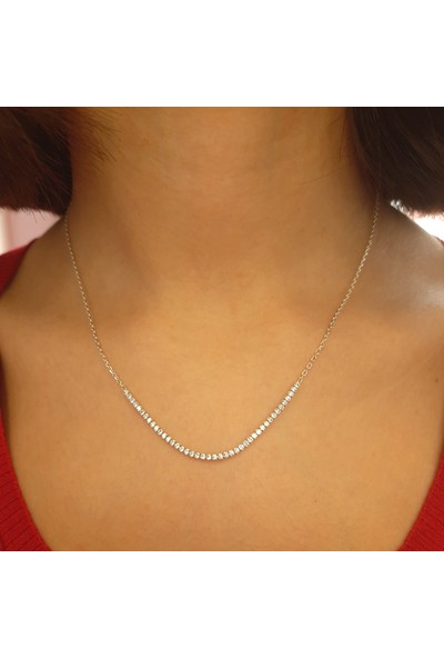 Agora Silver Kadın 925 Ayar Gümüş Suyolu Sallantı Gümüş Kolye Agora Silver Kadın 925 Ayar Gümüş Suyolu Sallantı Gümüş Kolye