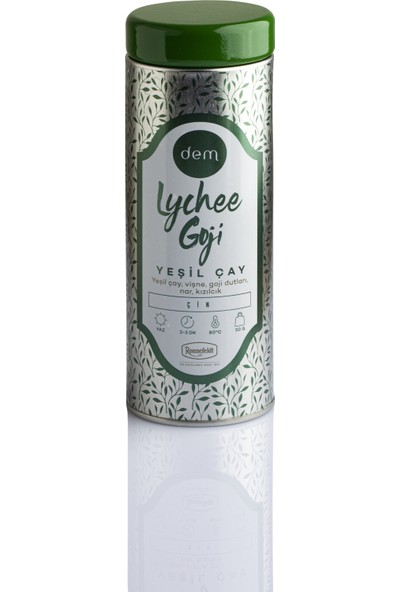 Dem Lychee Goji (Liçi ve Gojili Yeşil Çay) 50 gr Dem Lychee Goji (Liçi ve Gojili Yeşil Çay) 50 gr