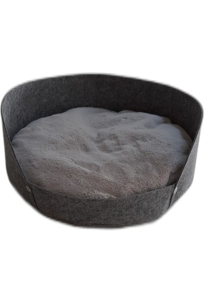 Gissen Kedi Köpek Dekoratif Keçe Yatak Gissen Kedi Köpek Dekoratif Keçe Yatak