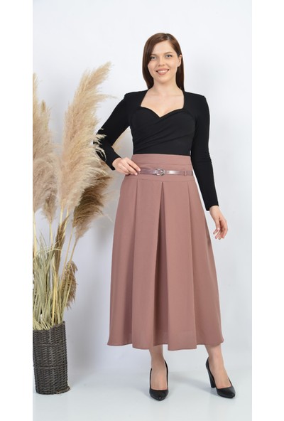 Soralline Sorallinebayanbaharlık Astarlı Etamin Desen ETEK755 Gül