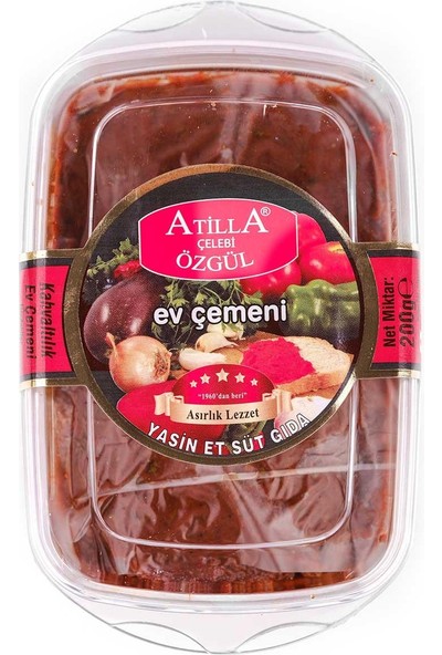 Atilla Çelebi Özgül Acısız Yöresel Çemen 200 gr Atilla Çelebi Özgül Acısız Yöresel Çemen 200 gr