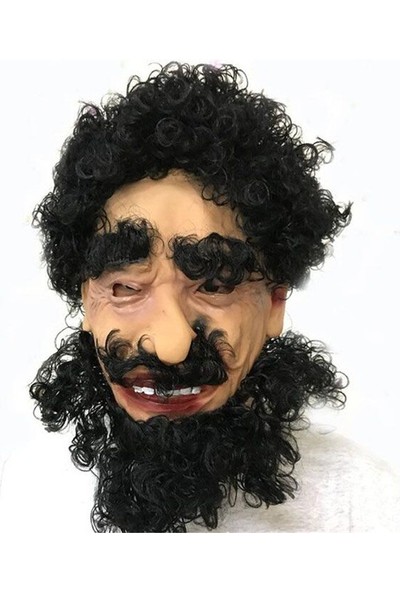 Daha Yok Mu Lateks Et Maske Siyah Saçlı Çirkin Dede Maskesi Daha Yok Mu Lateks Et Maske Siyah Saçlı Çirkin Dede Maskesi