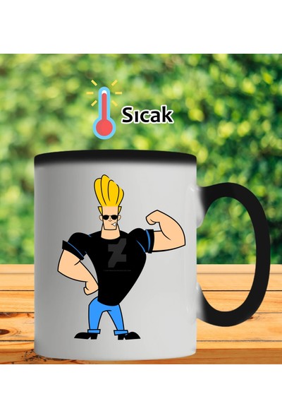 5Bin Dijital Market Johnny Bravo Baskılı Sihirli Kupa Sıcakta Renk Değiştiren Kupa 5Bin Dijital Market Johnny Bravo Baskılı Sihirli Kupa Sıcakta Renk Değiştiren Kupa