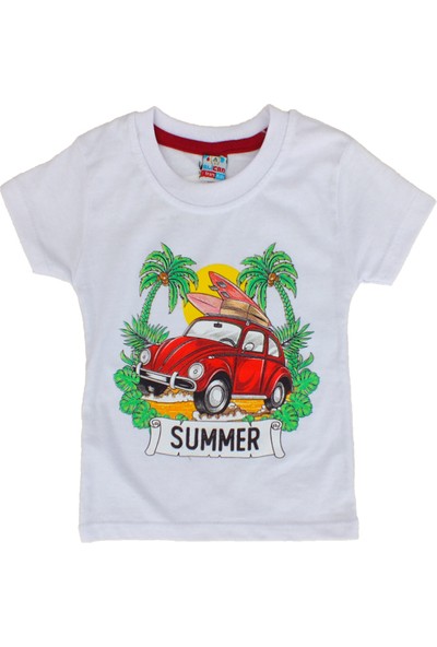 Alican Bebe Erkek Çocuk Araba Baskılı Tişört / 1-6 Yaş Alican Bebe Erkek Çocuk Araba Baskılı Tişört / 1-6 Yaş