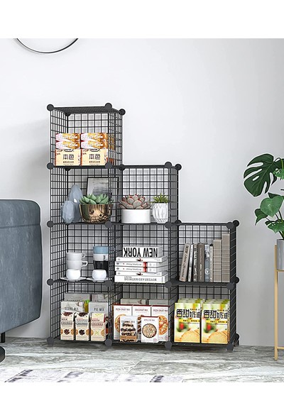 Hodbehod 9 Bölmeli Metal Çok Amaçlı Raf Dolap Organizer Hodbehod 9 Bölmeli Metal Çok Amaçlı Raf Dolap Organizer