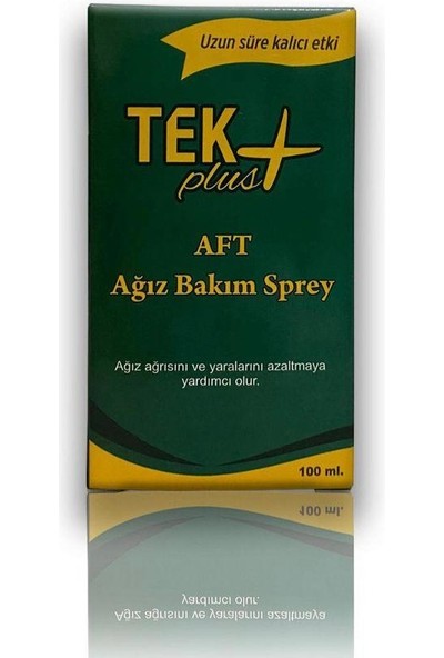 Tek Plus Aft ve Ağız Bakım Sprey