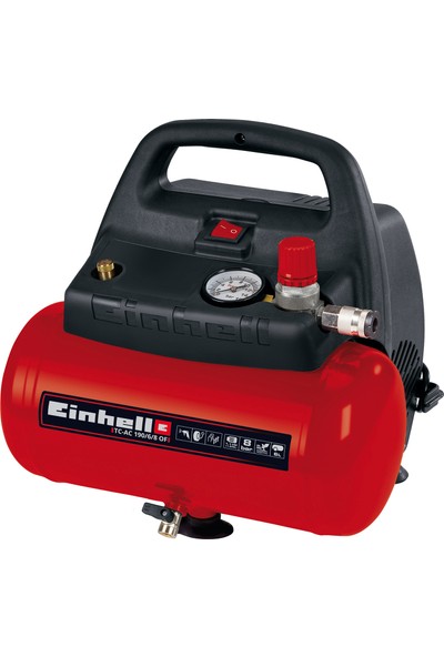Einhell TC-AC 190/6/8 OF, Kompresör (Yağsız) Einhell TC-AC 190/6/8 OF, Kompresör (Yağsız)