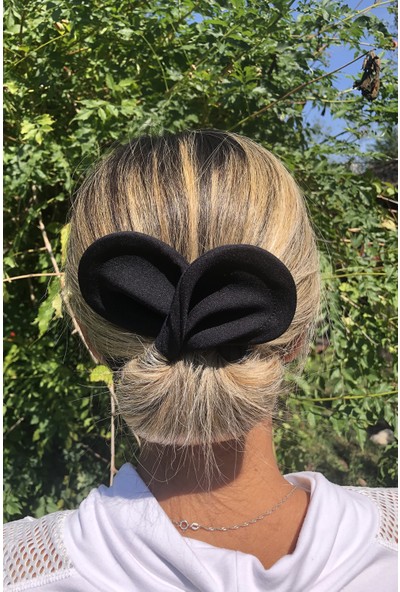 Siyah Renk Telli Topuz Tokası Siyah Renk Telli Topuz Tokası