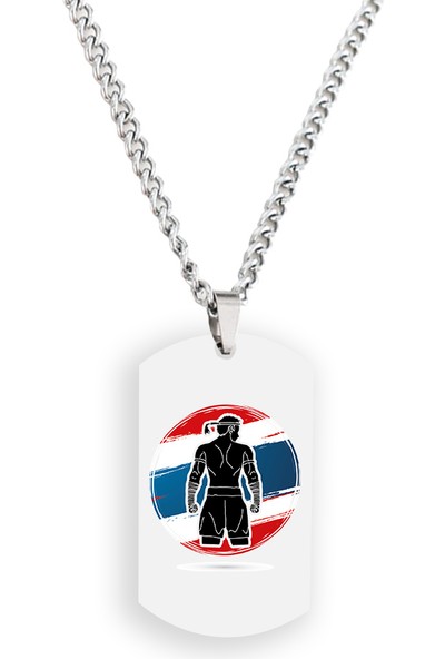 Muay Thai Baskılı Künye/kolye YTKTRD122