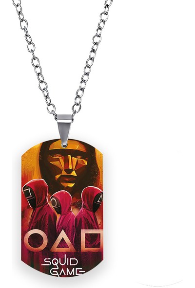 Squid Game Muhafız Baskılı Künye TYT752