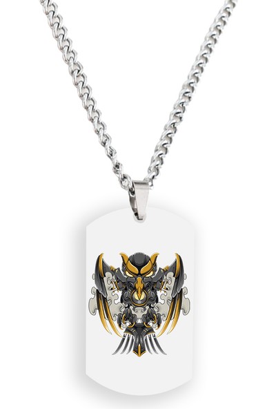 Robot Baykuş Künye/kolye YTKTRD906 Robot Baykuş Künye/kolye YTKTRD906